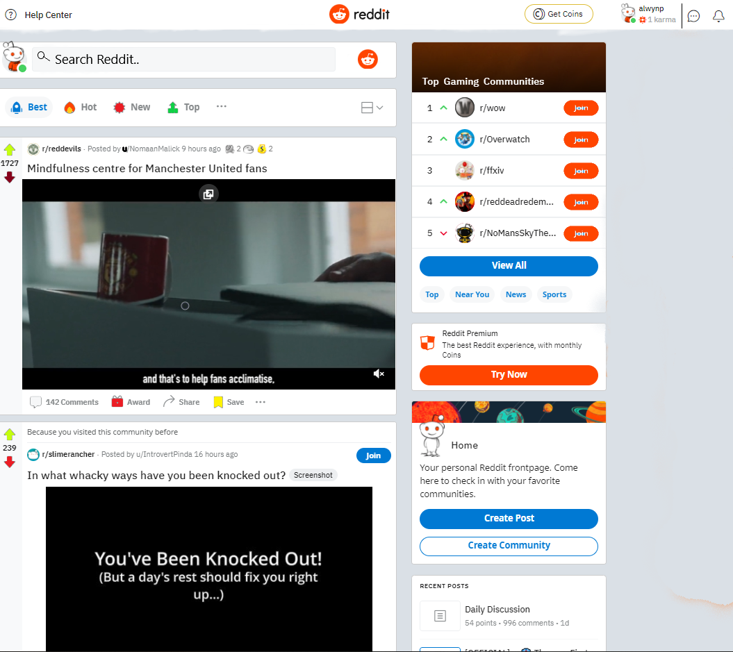 To the right you'll see my prototype design for Reddit. With only a few small and simple changes ...